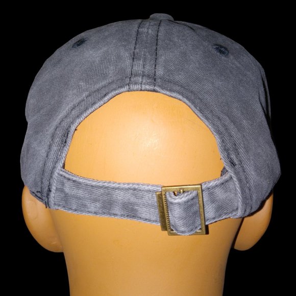 Accessories | Hello Kitty Stonewashed Faded Denim Gray Baseball Cap Hat ...